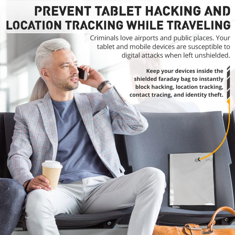 Mission Darkness Window Faraday Bolsa para tabletas