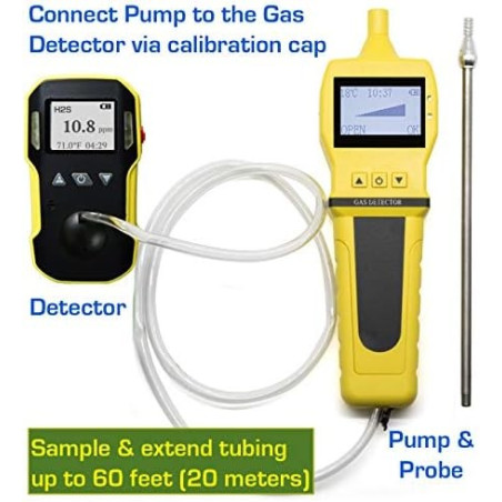 FORENSICS DETECTORS FD Monitor H2S + Bomba con Sonda por Forensics